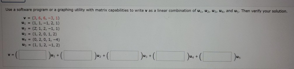 Solved Use a software program or a graphing utility with | Chegg.com