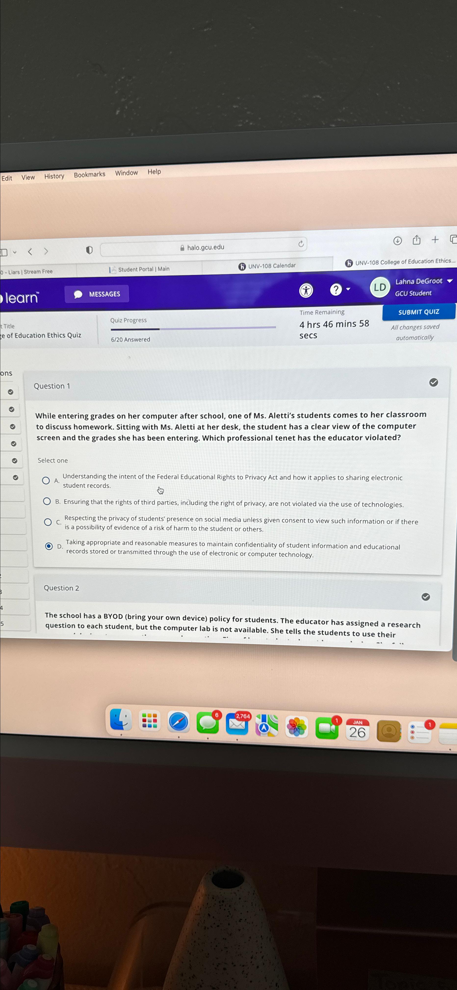 Solved Edit View History Bookmarks Window HelpQuestion | Chegg.com