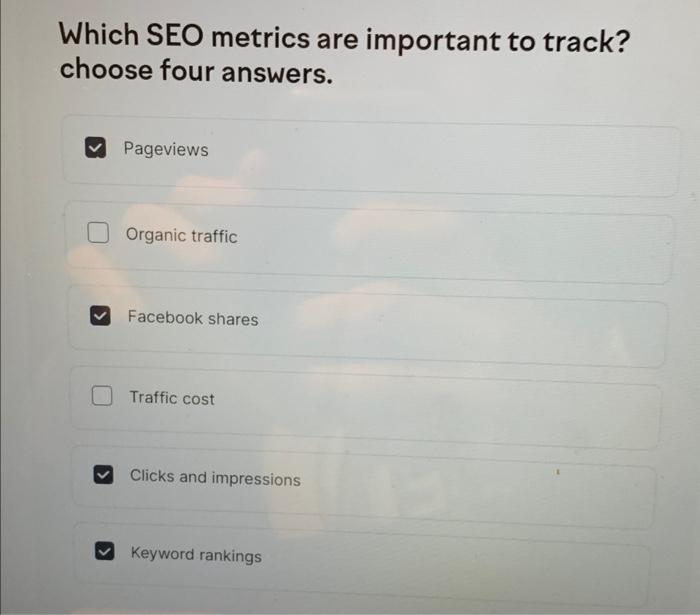 Solved What are the 3 "key ranking factors" that Google uses | Chegg.com