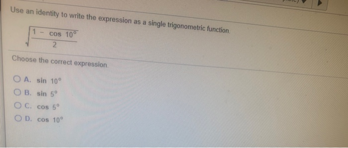 Solved Find the exact value of cos 12 using the half-angle | Chegg.com