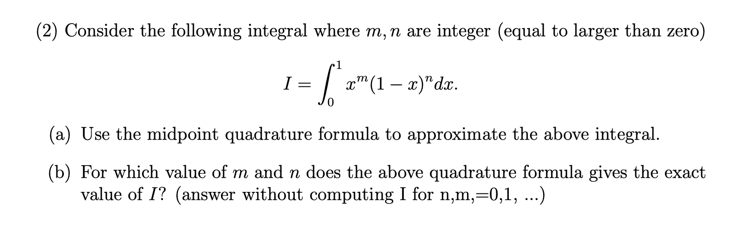 Solved This questionsin Numerical Analysis.Could you please | Chegg.com