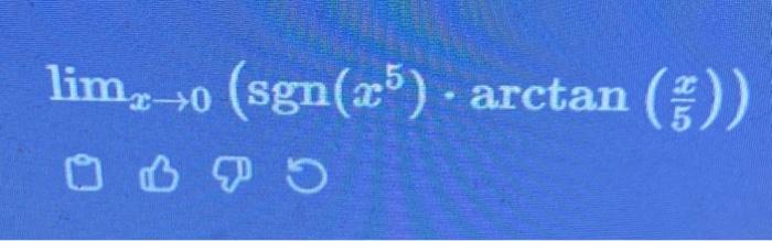 Solved What is the limit as x approaches 0 of ( sign(x^5) | Chegg.com