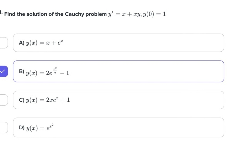 Solved Find the solution of the Cauchy problem | Chegg.com