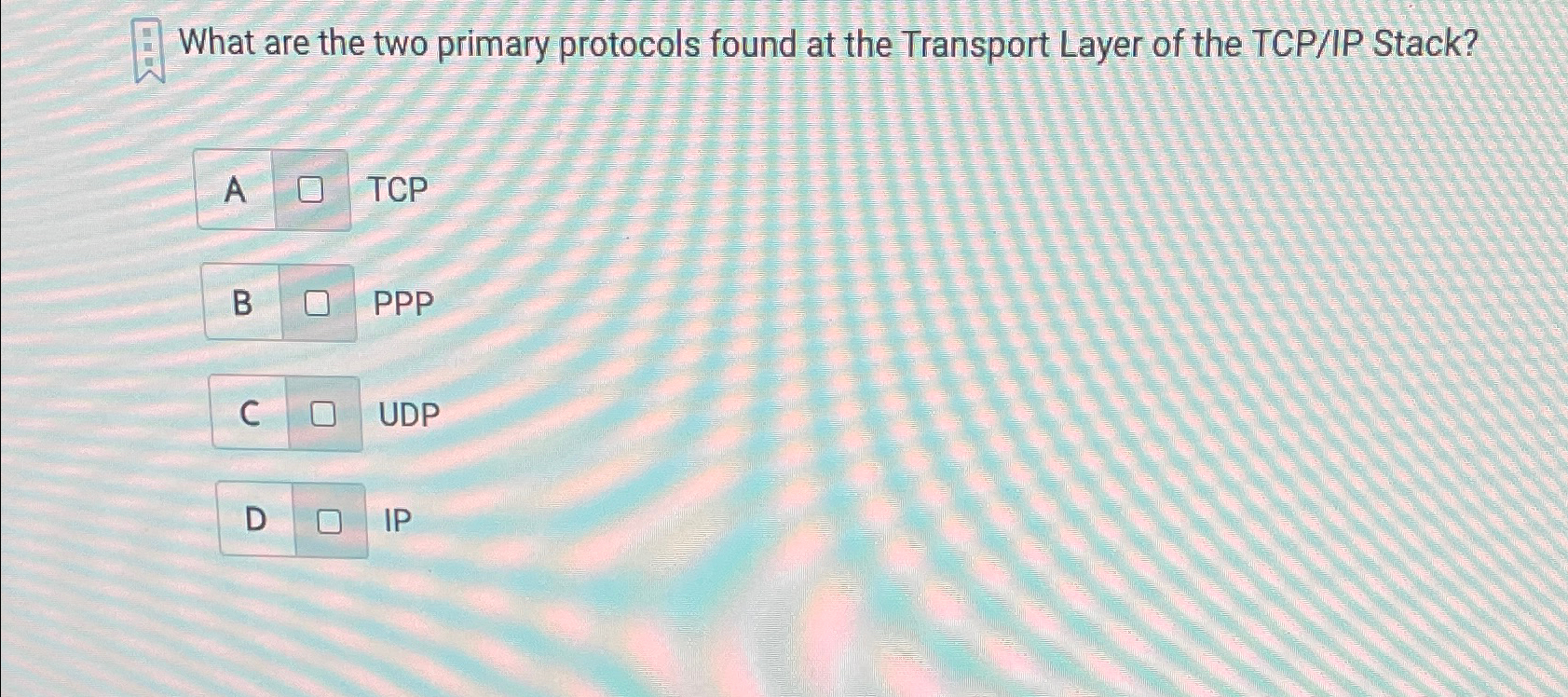 Solved What are the two primary protocols found at the | Chegg.com