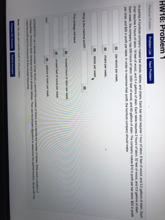 Solved HW16: Problem 1 Previous Problem Problem List Next | Chegg.com