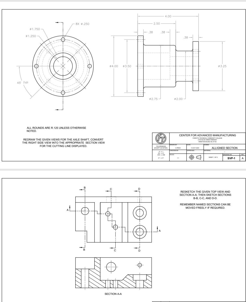 Solved Instructions: Using AutoCAD 2021, redraw the attached | Chegg.com