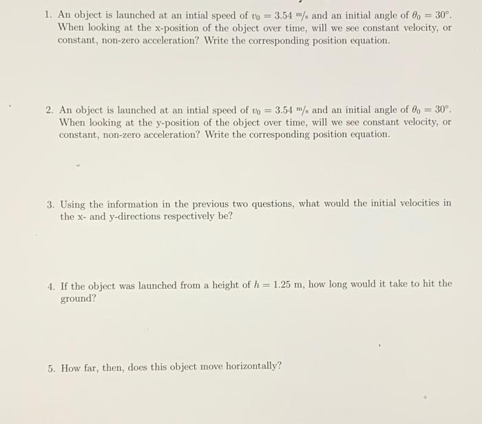 please help with all 5 | Chegg.com