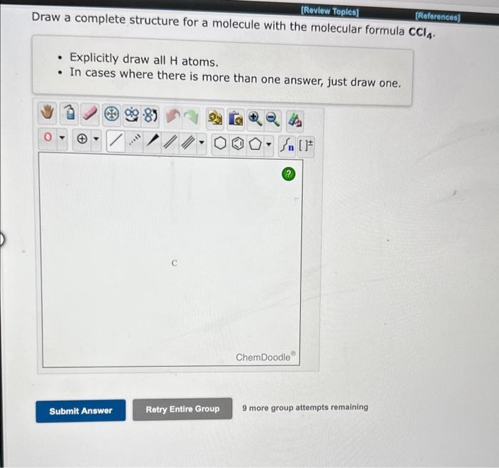 Solved Draw a complete structure for a molecule with the | Chegg.com