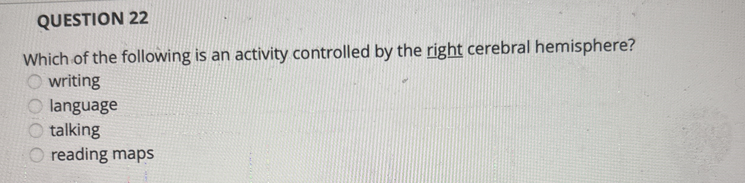 QUESTION 22Which of the following is an activity | Chegg.com