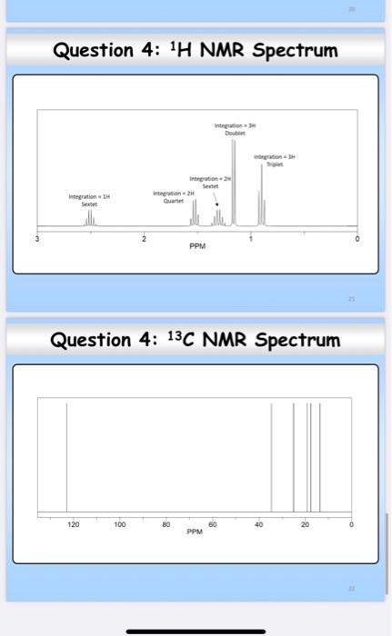Solved Q4.Referring to the following MS, IR, 1H NMR, and 13C | Chegg.com