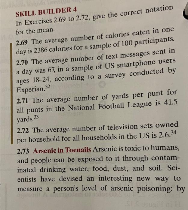 [Solved]: just need number 2.72 SKILL BUILDER 4 In Exercises