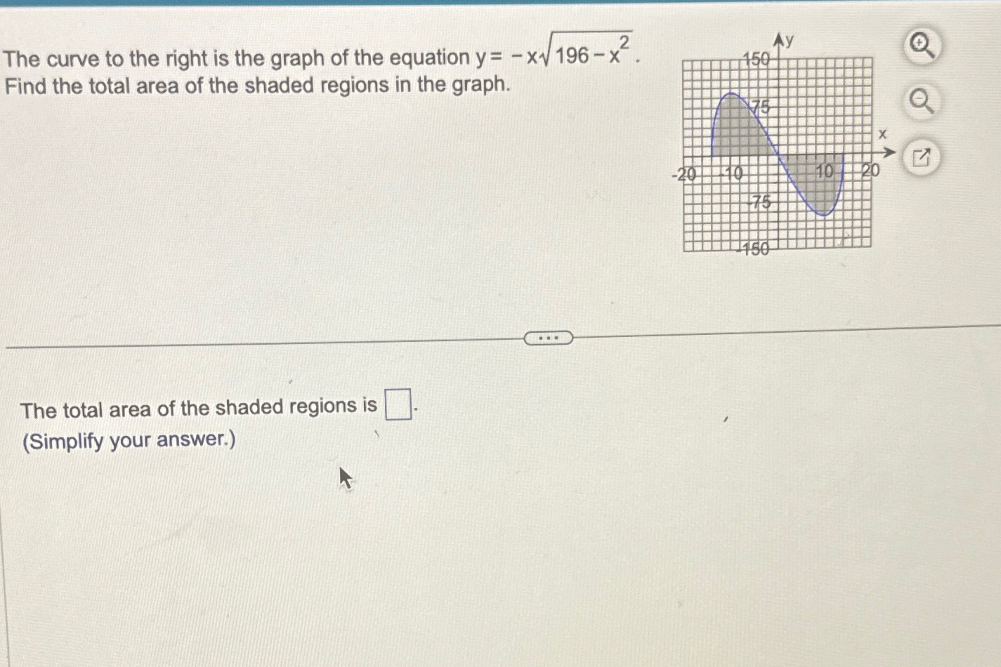 Solved The curve to the right is the graph of the equation | Chegg.com