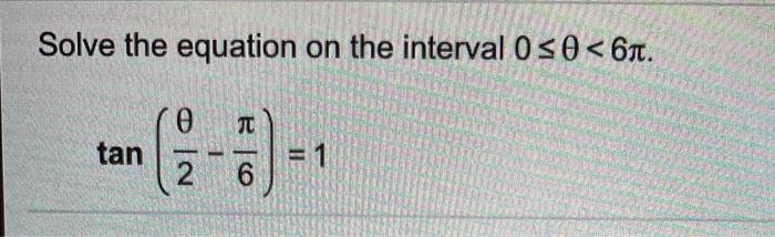 Solved Solve the equation on the interval 0 3 0
