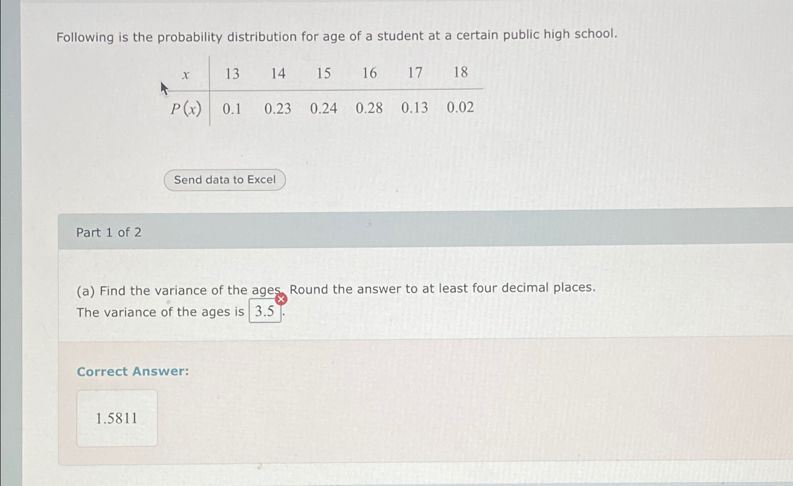 Solved Following is the probability distribution for age of | Chegg.com