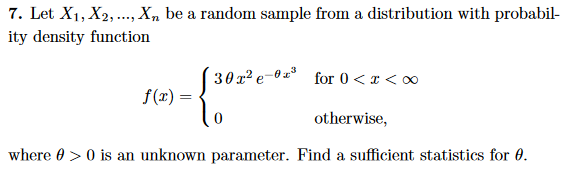 Solved Let x1,x2,dots,xn ﻿be a random sample from a | Chegg.com