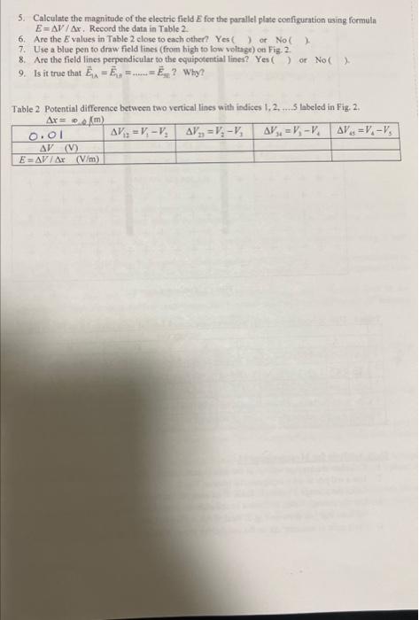 Figure 2 Conductive paper #1 Table 1 Data ofa. Data | Chegg.com