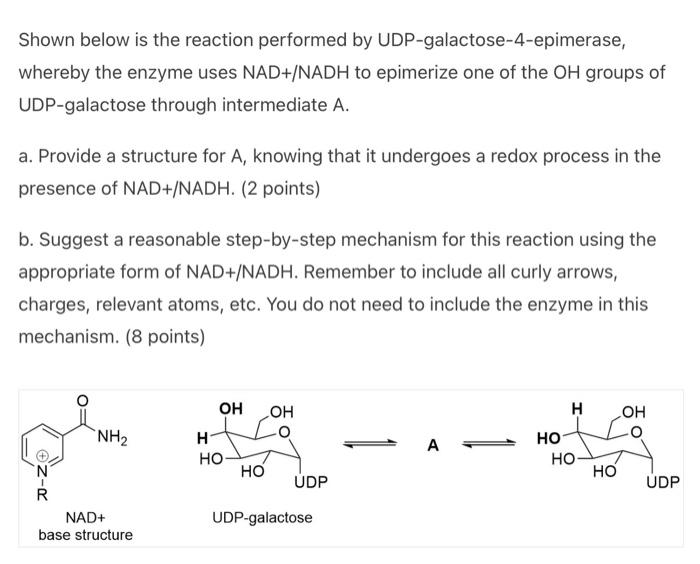 Solved Shown below is the reaction performed by | Chegg.com