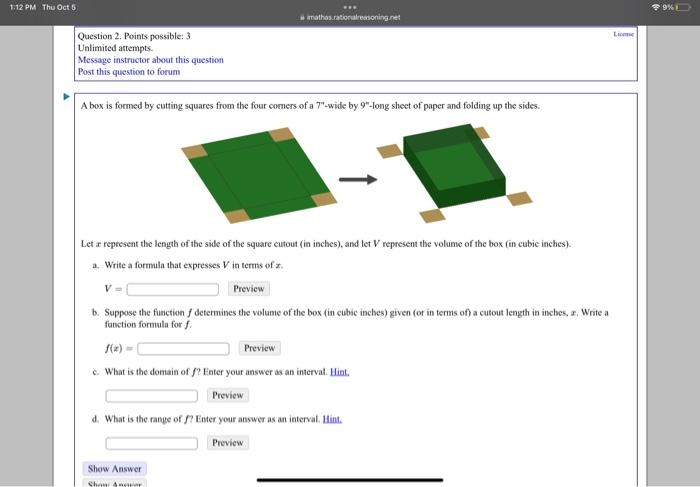 Solved Question 2. Points possible: 3 Unlimited attempts. | Chegg.com Solved Question 2. Points possible: 3 Unlimited attempts. | Chegg.com