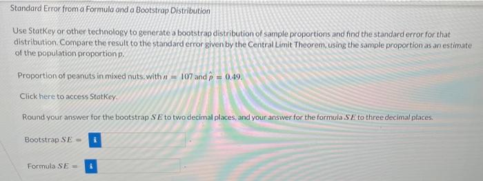 Solved Use Statkey or other technology to generate a | Chegg.com