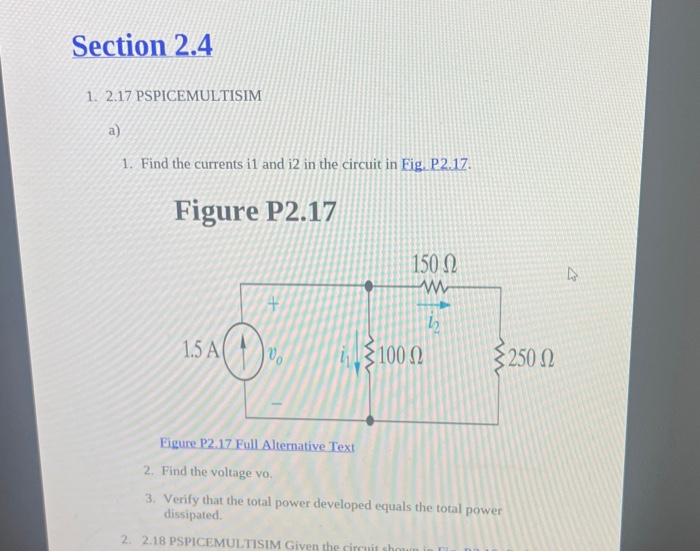 how do I find i1 and i2? | Chegg.com