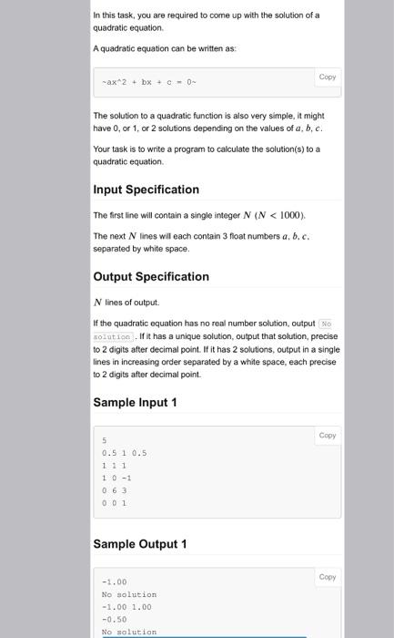 Solved The first line will contain a single integer N (1 | Chegg.com