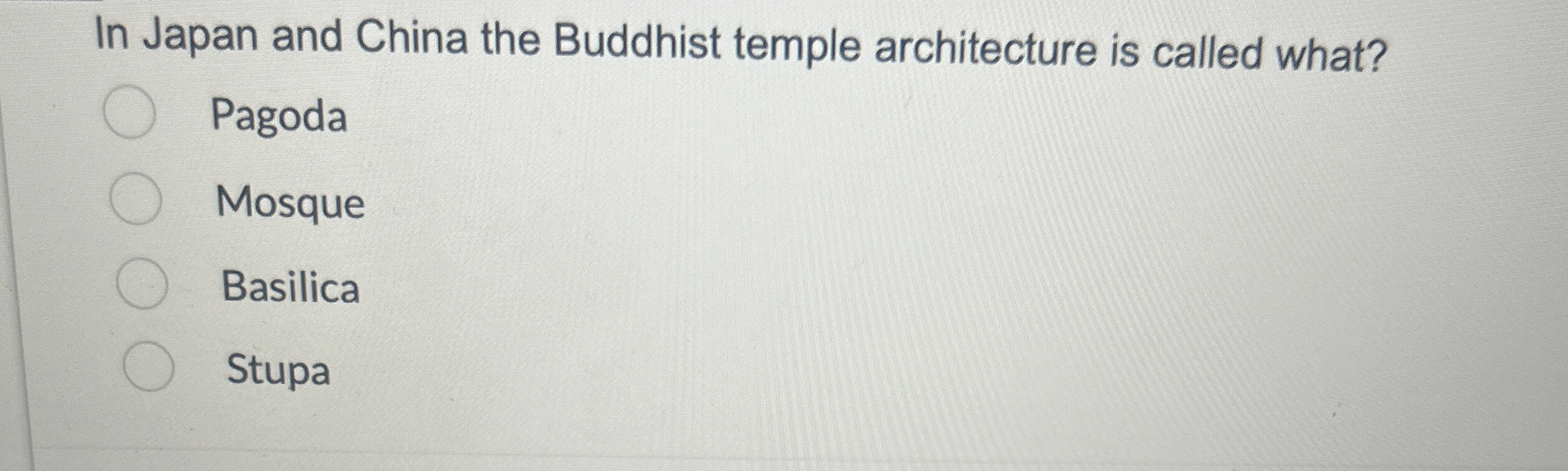 Solved In Japan and China the Buddhist temple architecture | Chegg.com