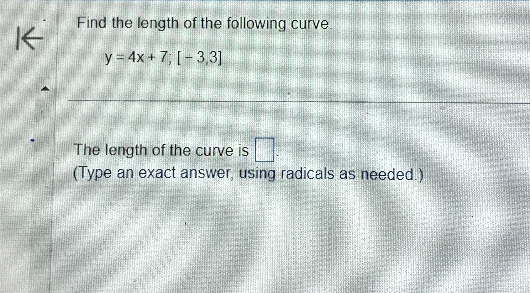 Solved Find the length of the following | Chegg.com