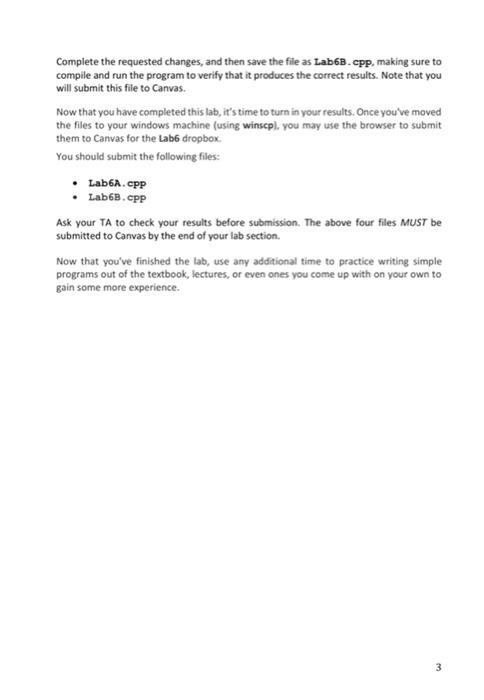 Solved CSCE 1030 Lab 6 General Guidelines: (for ALL of your | Chegg.com