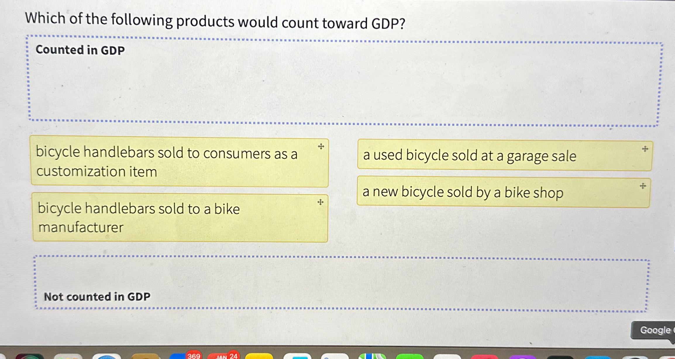 Solved Which of the following products would count toward | Chegg.com