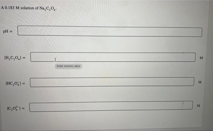 Solved Oxalic acid, H2C2O4, has acid dissociation constants | Chegg.com