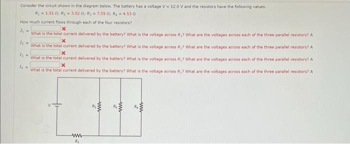 Solved Consider the circuit shown in the diagram below. The | Chegg.com