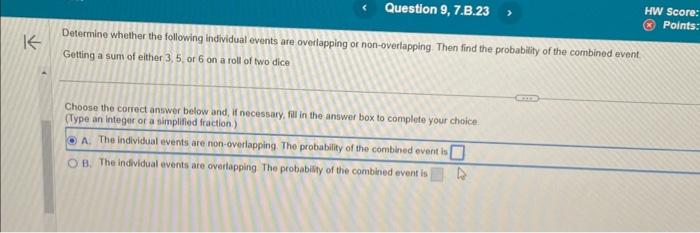 Solved Determine whether the following individual events are | Chegg.com