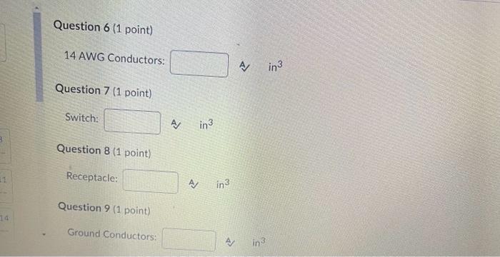 Solved Question 2Question 14 (1 point) Box Volume: A in 3 | Chegg.com