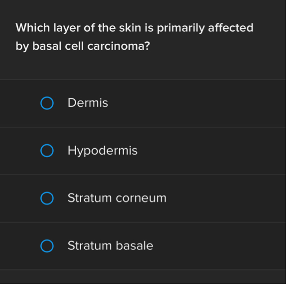 Solved Which layer of the skin is primarily affected by | Chegg.com