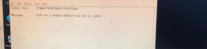 Solved T1 Eile Edit Format View Help Cipher Key: | Chegg.com