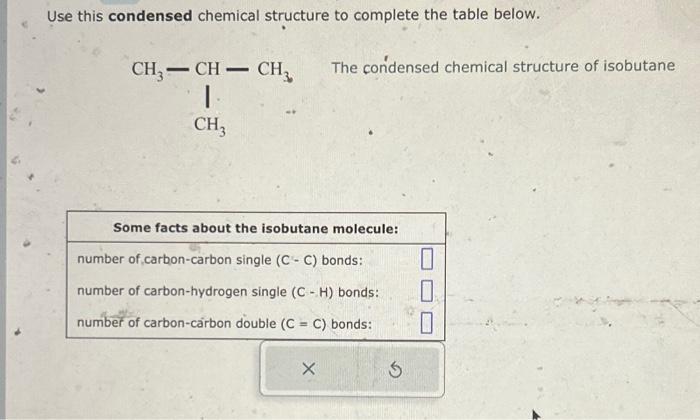Solved The con'densed Some facts about the isobutane | Chegg.com