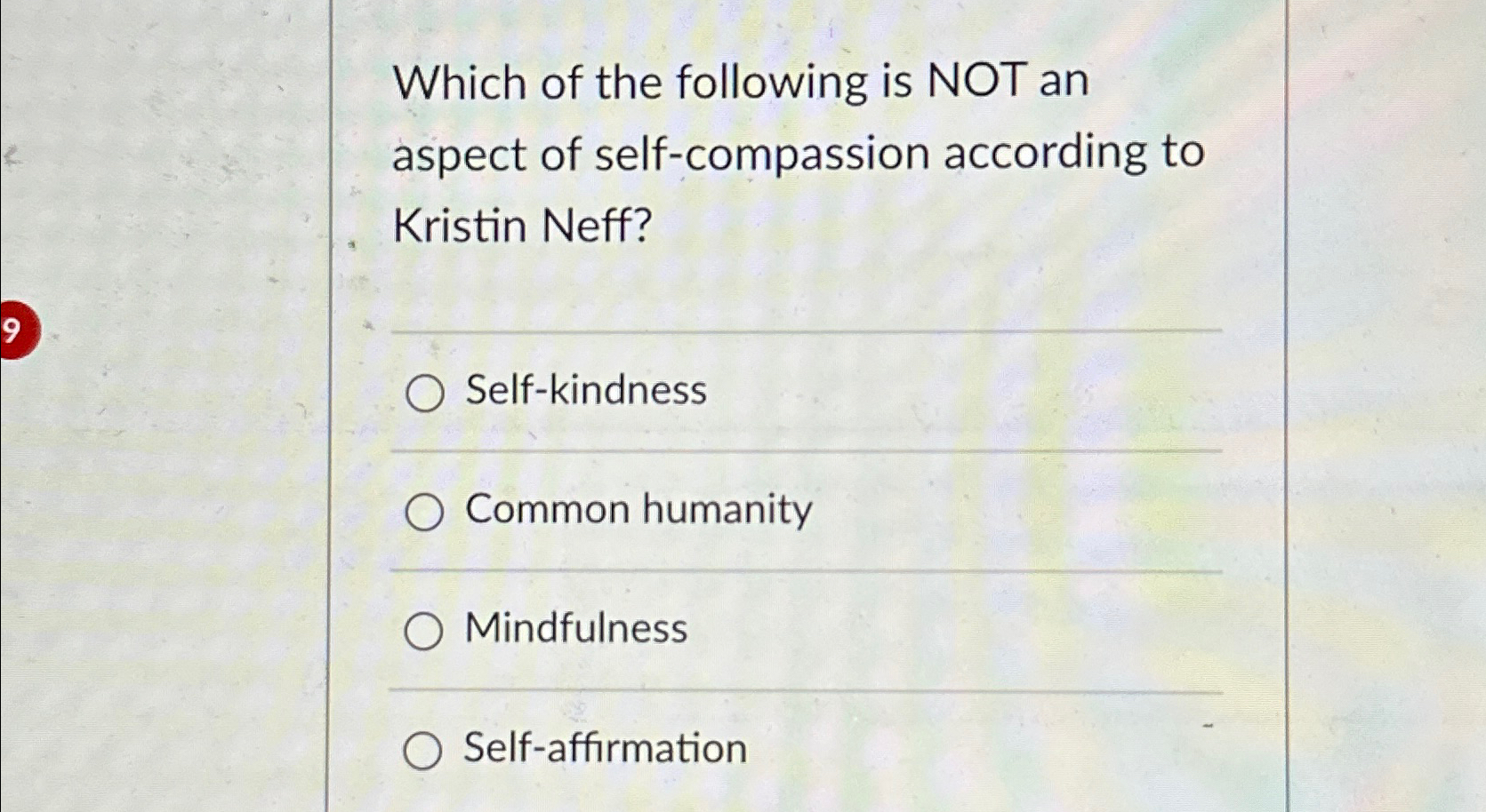 Solved Which of the following is NOT an aspect of | Chegg.com