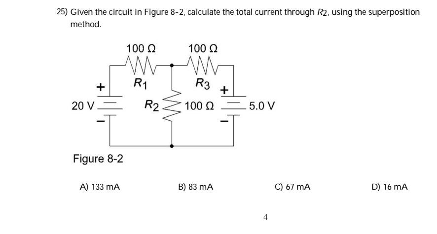 Solved 26) If two currents are in opposing directions | Chegg.com