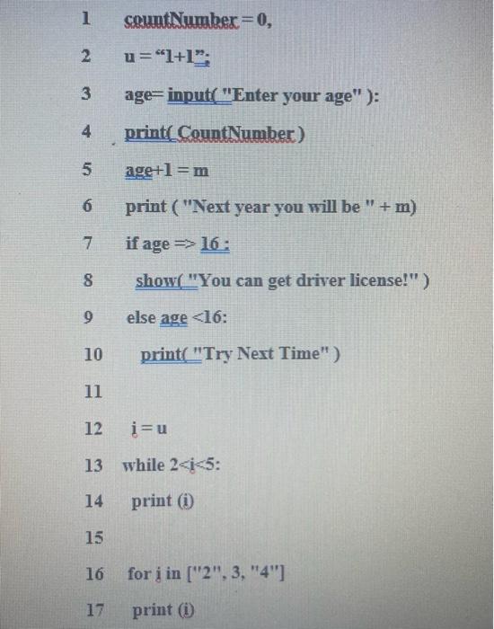 Solved there are 10 errors in this code. list and describe | Chegg.com