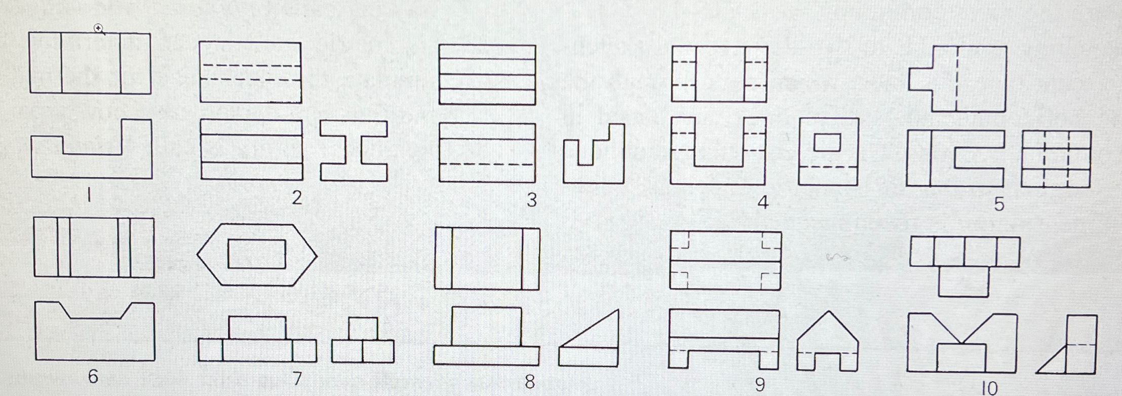 Solved How can correctly draw isometric views for numbers | Chegg.com