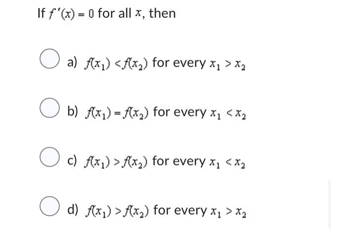 Solved Below is the graph of f′(x). For what value(s) of x | Chegg.com
