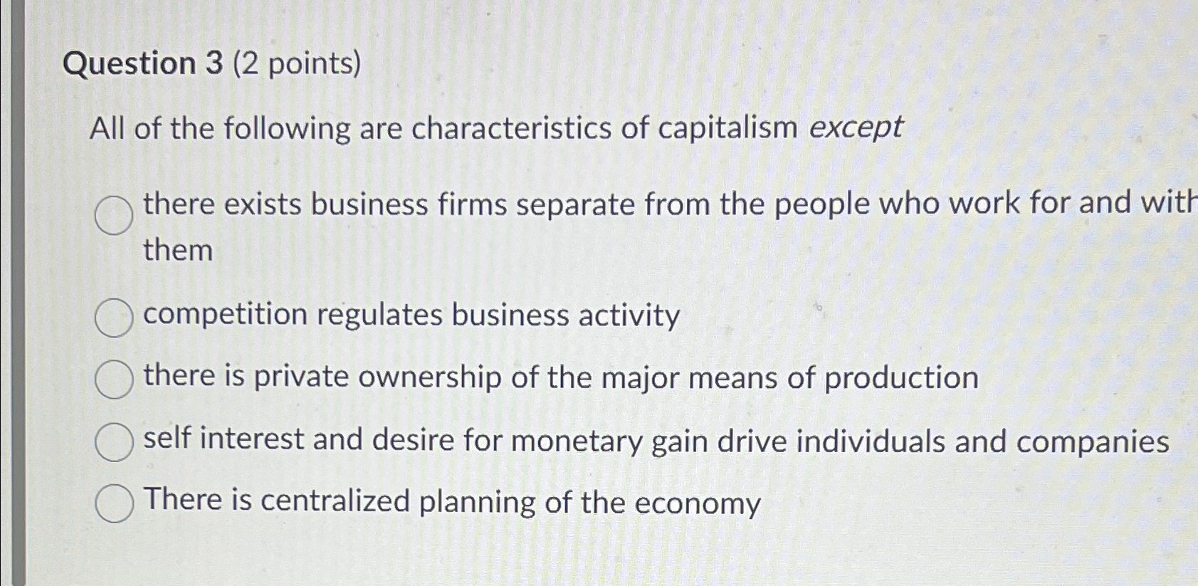 Solved Question 3 (2 ﻿points)All of the following are | Chegg.com