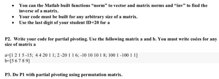 Solved Your Matlab script must follow the instructions below | Chegg.com
