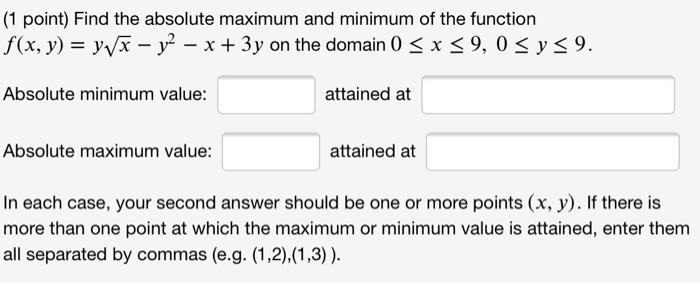 Solved Previous Problem Problem List Next Problem 1 Point