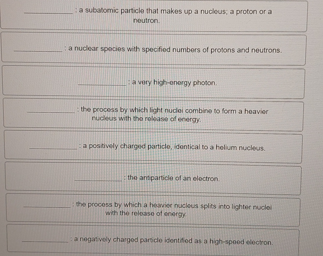 Solved uclear Chemistrynuclear fissionnuclear fusionq, ﻿: a | Chegg.com
