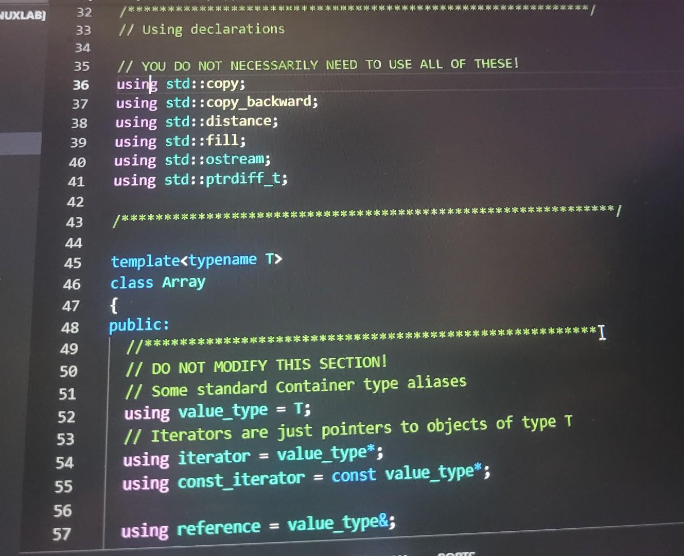 Solved // TODO! // Return iterator pointing to the first | Chegg.com