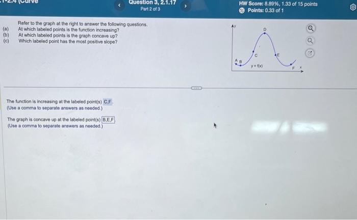 Solved Refer to the graph at the right to answer the | Chegg.com