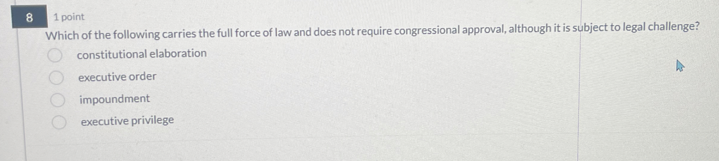 Solved 81 ﻿pointWhich of the following carries the full | Chegg.com