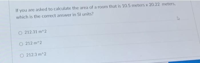 Solved If you are asked to calculate the area of a room that | Chegg.com
