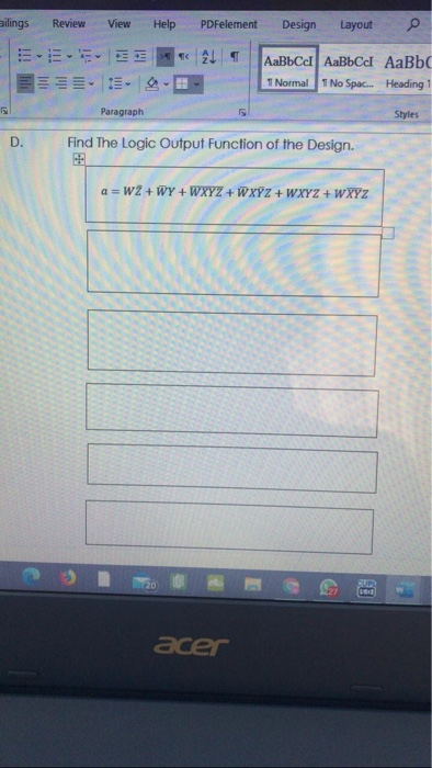 Lab3 - Designing Decoder Using Wincupl (1) Table | Chegg.com